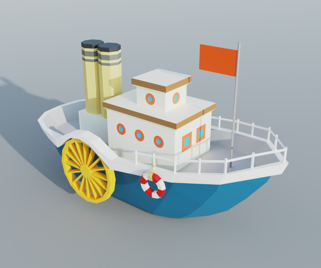 Steamboat 3D Model in Transport 3DExport
