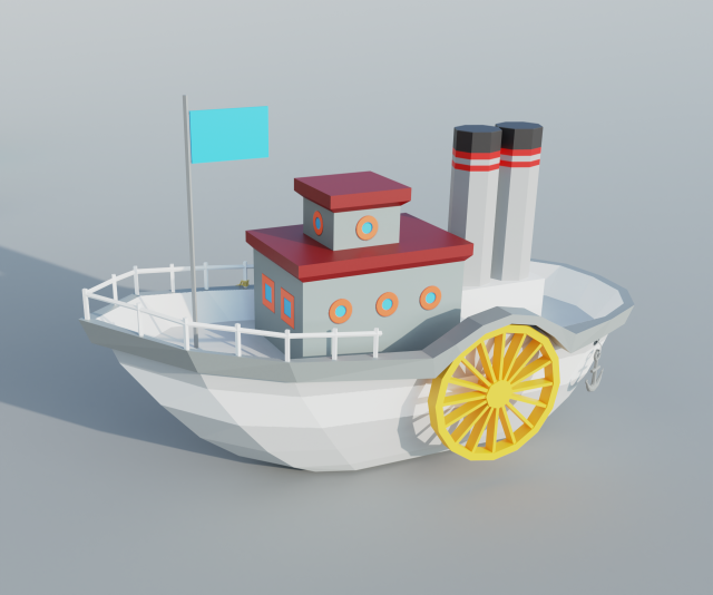 Steamboat 3D Model in Transport 3DExport