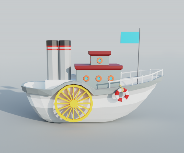 Steamboat 3D Model in Transport 3DExport
