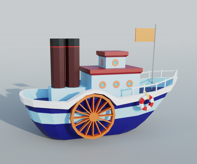 Steamboat 3D Model in Transport 3DExport
