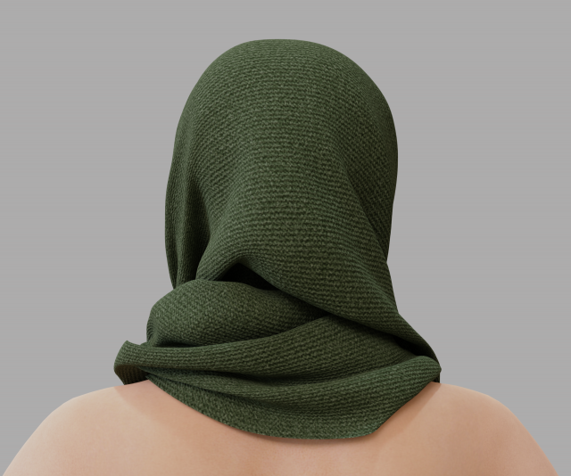 Shawl 3D Model in Clothing 3DExport