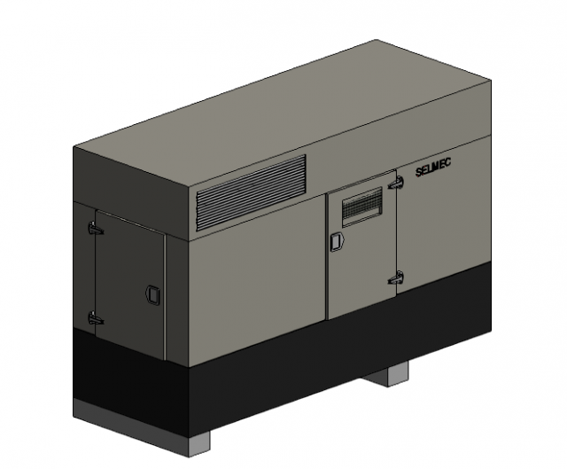 motogenerador 3D Model in Machines 3DExport