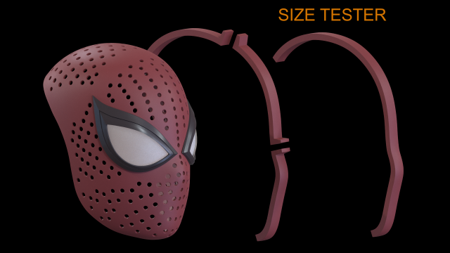 SPIDER MAN FACESHELL FOR 3D PRINTING-STL FBX ZTL 3D Print Model in Man ...