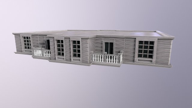 Architecture PBR City Buildings kitbash VR 3D Model in Buildings 3DExport