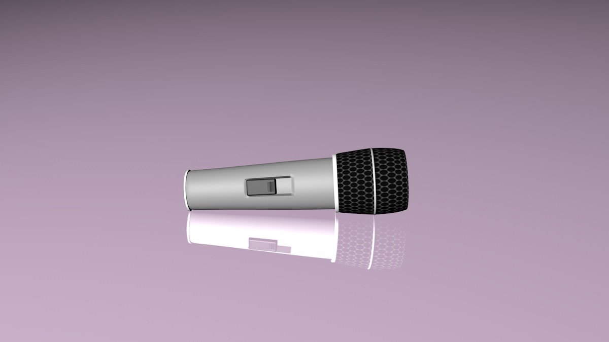 microphone 3D Models in Audio 3DExport