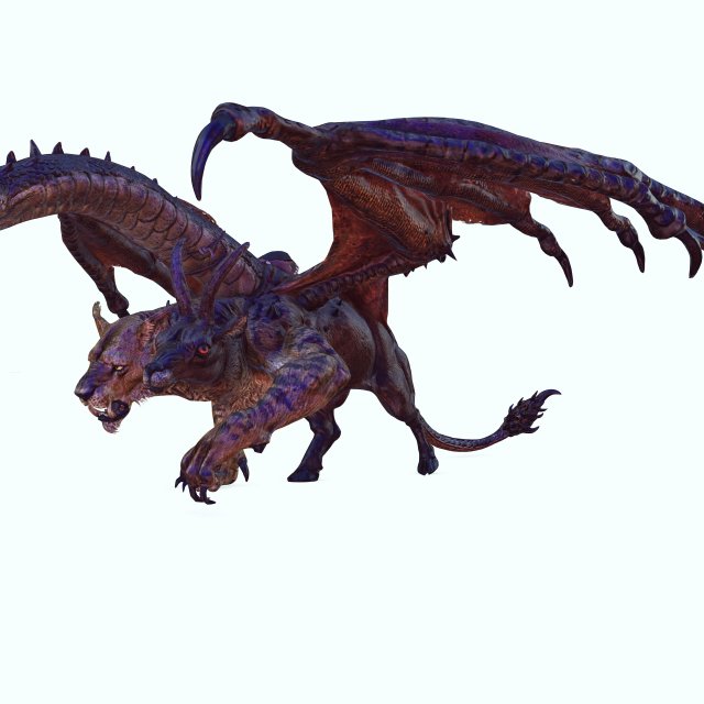 DOWNLOAD CHIMERA 3D MODEL - OBJ FBX - 3D PRINTING - 3D PROJECT ...