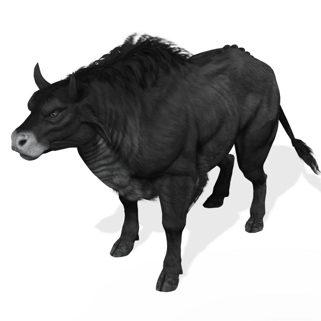 DOWNLOAD BUFFALO 3D MODEL - 3D MODEL ANIMATED - GOAT BULL COW - GOAT ...