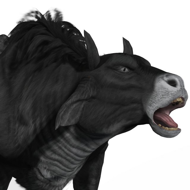 DOWNLOAD BUFFALO 3D MODEL - 3D MODEL ANIMATED - GOAT BULL COW - GOAT ...