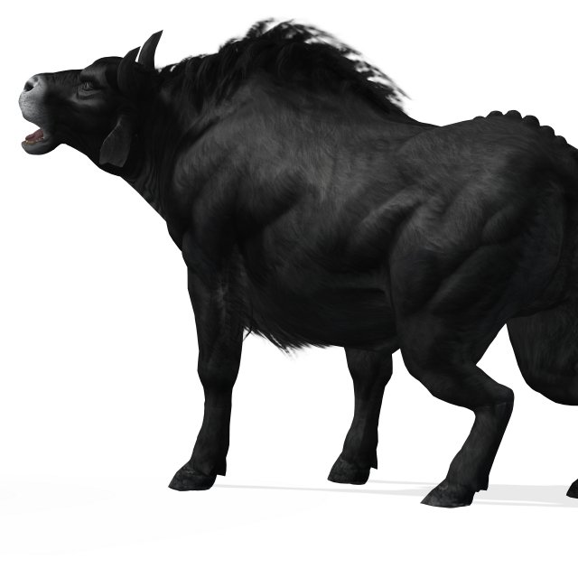DOWNLOAD BUFFALO 3D MODEL - 3D MODEL ANIMATED - GOAT BULL COW - GOAT ...