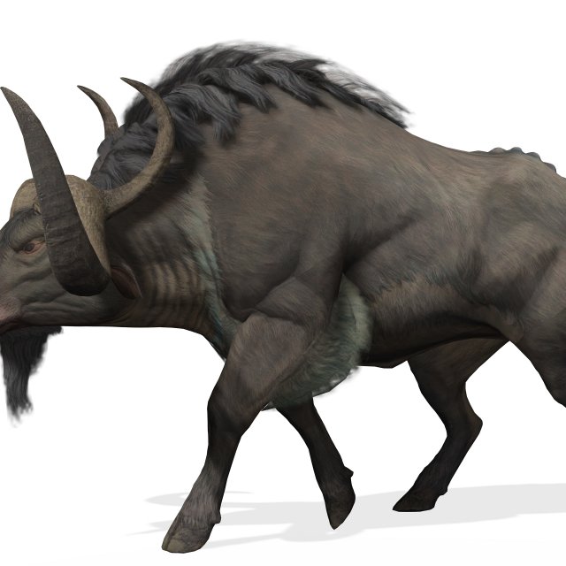 DOWNLOAD BUFFALO 3D MODEL - 3D MODEL ANIMATED - GOAT BULL COW GOAT ...