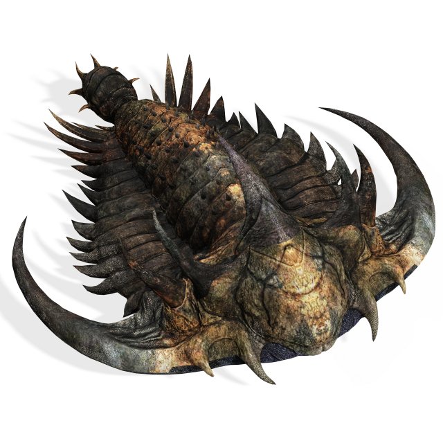 Trilobite Dinosaur Download Trilobite 3d Model Trilobite Beetle Arthropod Trilobite Devil 3d