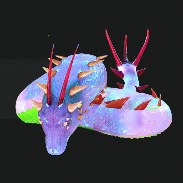 DOWNLOAD BASILIK 3D MODEL ANIMAL PYTHON BASILIK FANTASY DINOSAUR RAPTOR ...