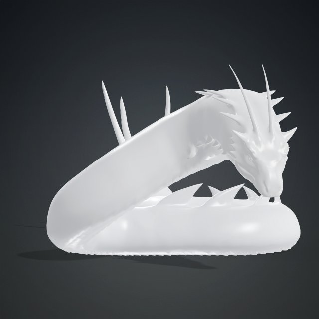 DOWNLOAD BASILIK 3D MODEL ANIMAL PYTHON BASILIK FANTASY DINOSAUR RAPTOR ...