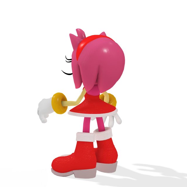 AMY ROSE SONIC AMY ROSE 3D MODEL RIGGED AMY ROSE DRAGON DINOSAUR POKMON ...