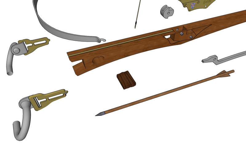 CROSSBOW ARROW SPEAR WOODEN BOW WEAPON PISTOL RIFLE TREE FOREST WEAPON ...