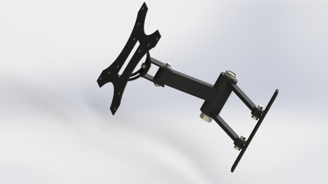 tv wall mount 3D Model in Entertainment Center 3DExport