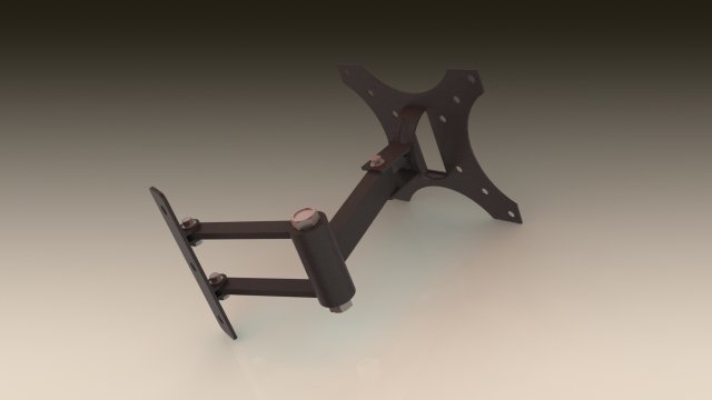 tv wall mount 3D Model in Entertainment Center 3DExport