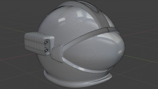 space helmet 3D Model in Helmet 3DExport