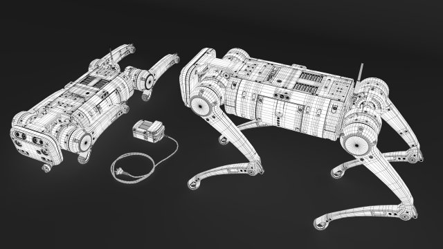Robot dog 3D Model in Other 3DExport