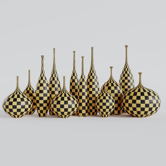 sophie cook porcelain - 12 pieces Free 3D Model in Decoration 3DExport