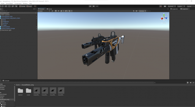 Assault Robot Rigged 3D Model in Robot 3DExport