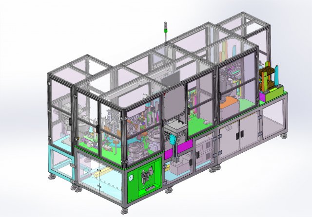 tray auto-loading and lower-limit implantation automation uv dispensing ...