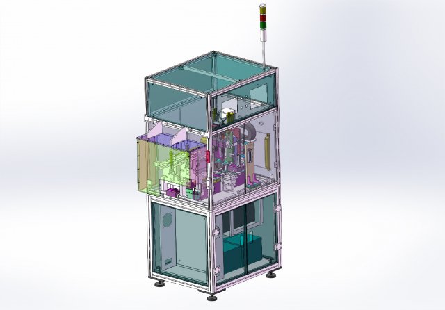 pcba board automatic locking screw machine 3D Model in Machines 3DExport