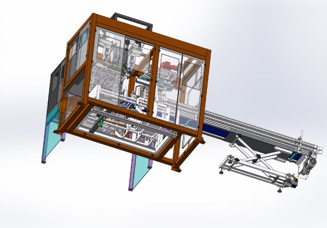 3d drawings bom list for fully automated pocket packing machines 3D ...