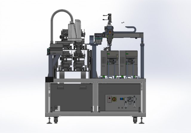 sticker-automatic tagging machine 3D Model in Machines 3DExport