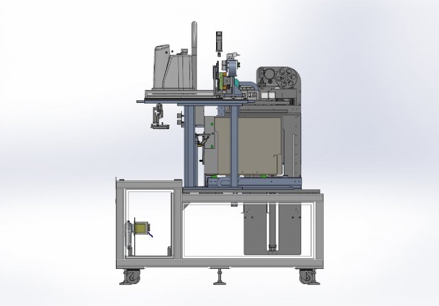 sticker-automatic tagging machine 3D Model in Machines 3DExport