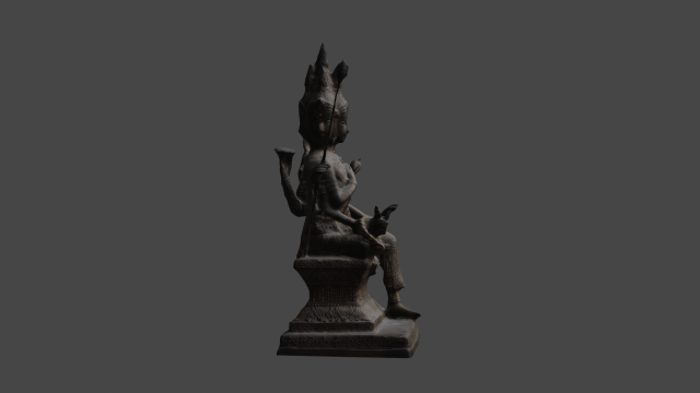 Brahma statue v1 C4D added 3D Model in Sculpture 3DExport