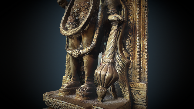 Hanuman v2 3D Model in Sculpture 3DExport