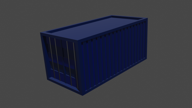 container Free 3D Model in Shipping Containers 3DExport
