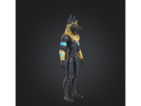Statue articulée d'Anubis debout égyptien Flexi God Modèle d'impression ...