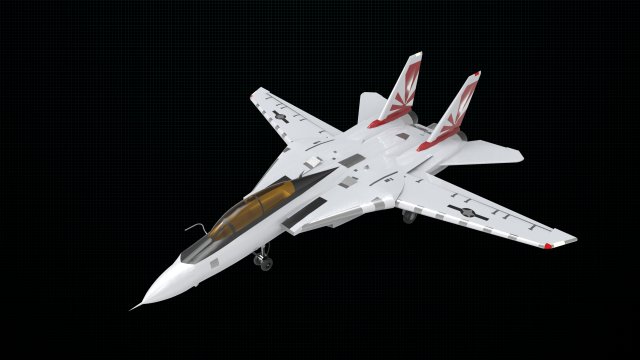grumman f-14 tomcat 3D Model in Jet 3DExport