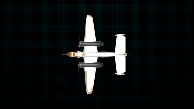 north american b-25 mitchell 3D Model in Bomber 3DExport
