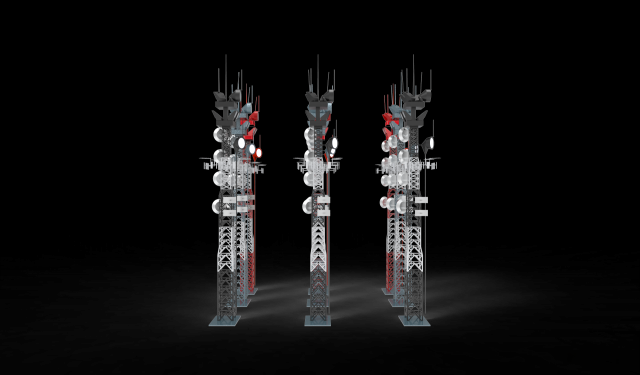 radio masts and towers 3D Model in Other 3DExport