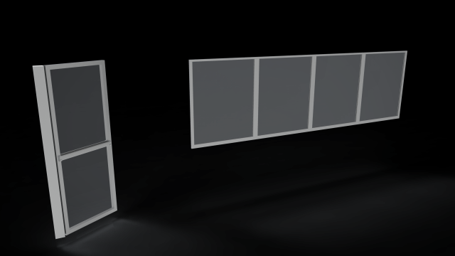 door window glass 3D Model in Door 3DExport