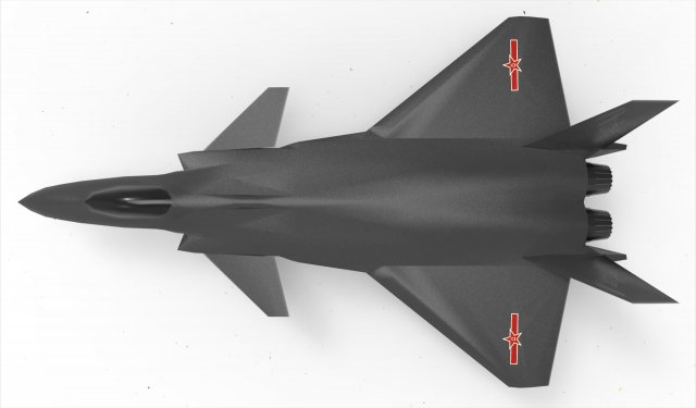 Chengdu J-20 3D Model in Fighter 3DExport