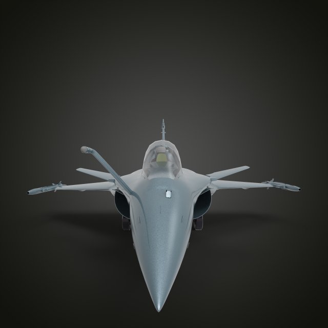 Dassault Rafale 3D Model in Fighter 3DExport