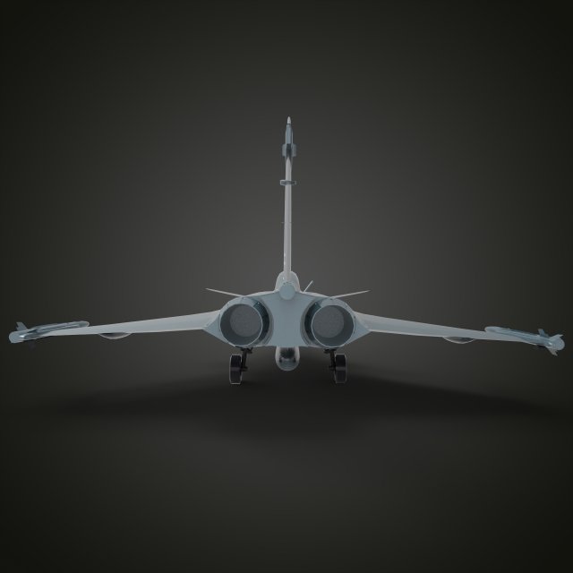 Dassault Rafale 3D Model in Fighter 3DExport
