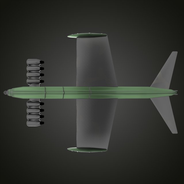 Lun-class ekranoplan Model 3D in Petarung 3DExport