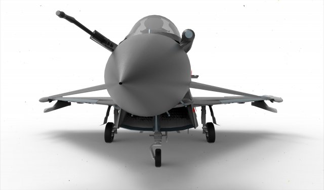 Eurofighter Typhoon 3D Model in Fighter 3DExport