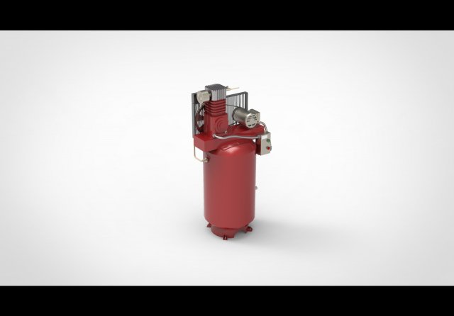 Air compressor 3D Model in Machines 3DExport
