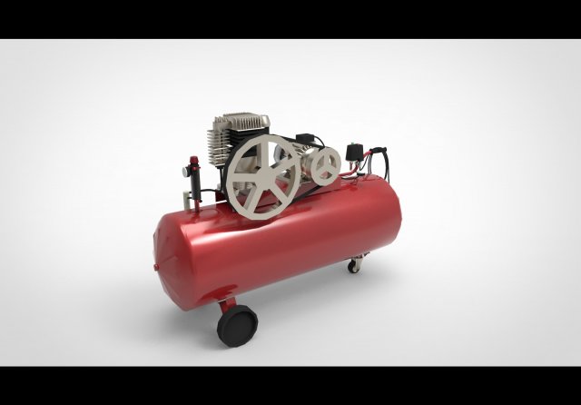 Air compressor 3D Model in Machines 3DExport