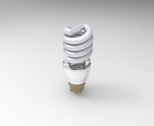 Light bulb 3D Model in Bulb 3DExport
