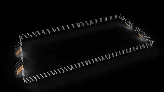Railing deck ship 3D Model in Parts 3DExport