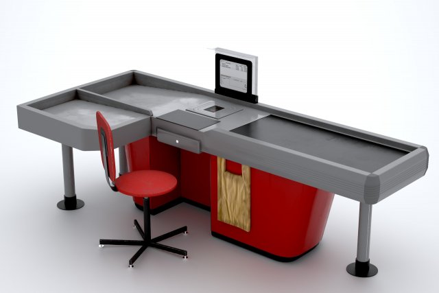 cashiers table 3D Model in Other 3DExport