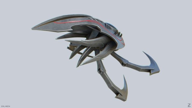 Evil mech 3D Model in Robot 3DExport