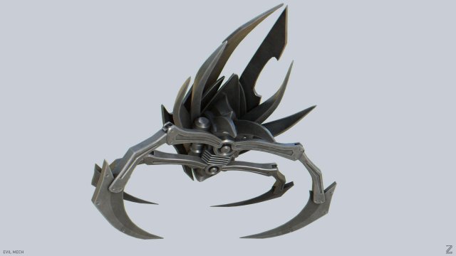 Evil mech 3D Model in Robot 3DExport